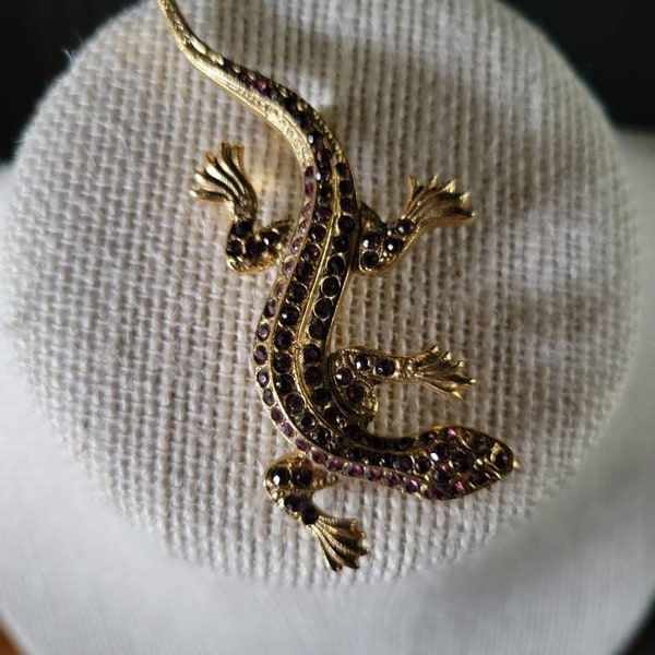 Salamander Brooch - Etsy