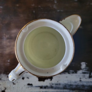 Small Antique Burley & Co Coffee Pot, Blue and White China Coffee Pot ...