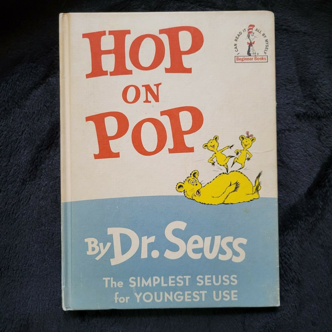 Vintage Hop on Pop by Dr. Seuss Grolier 1963 Book Club Edition ...