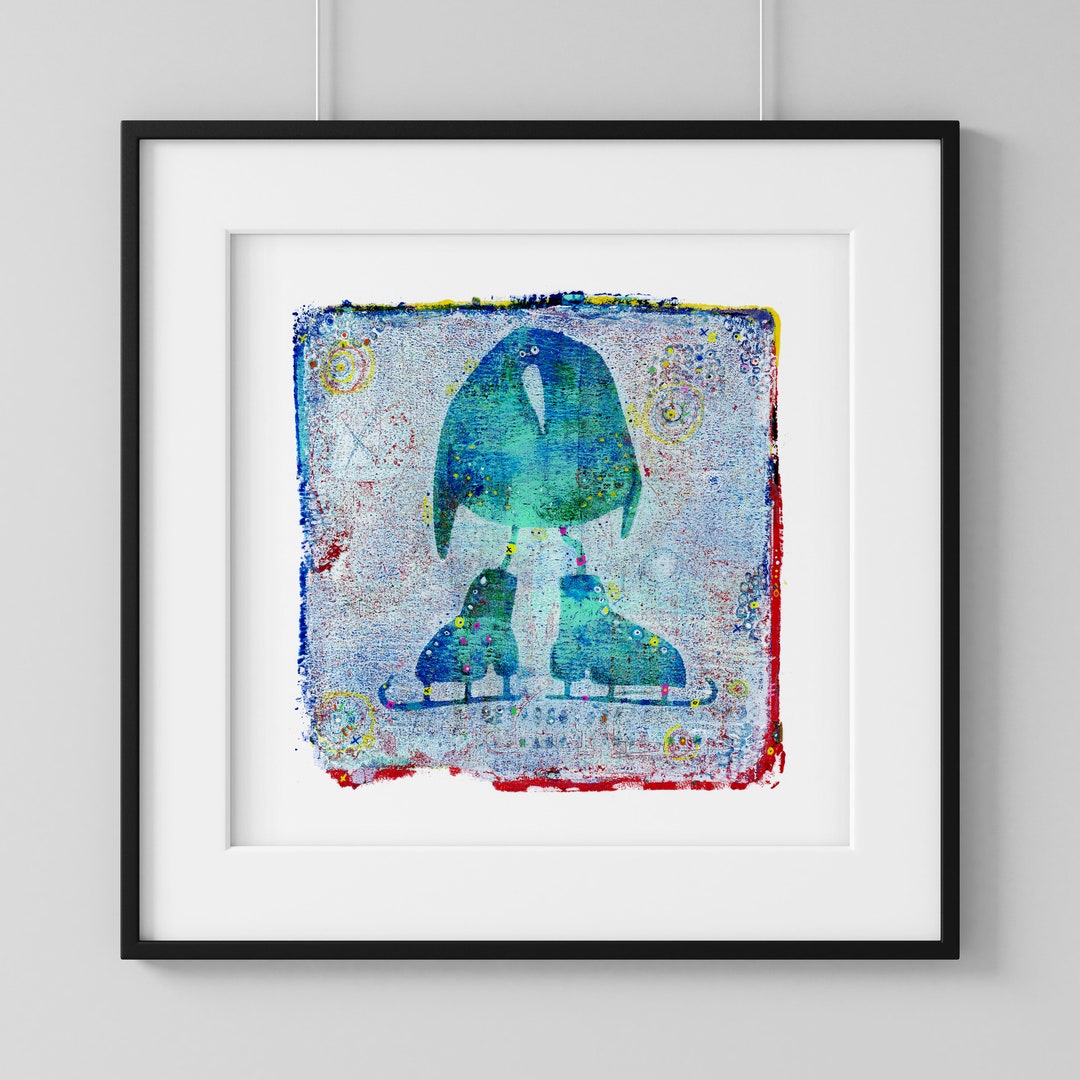 These Birds Were Made for Ice Skating 9x9 Funny - Etsy