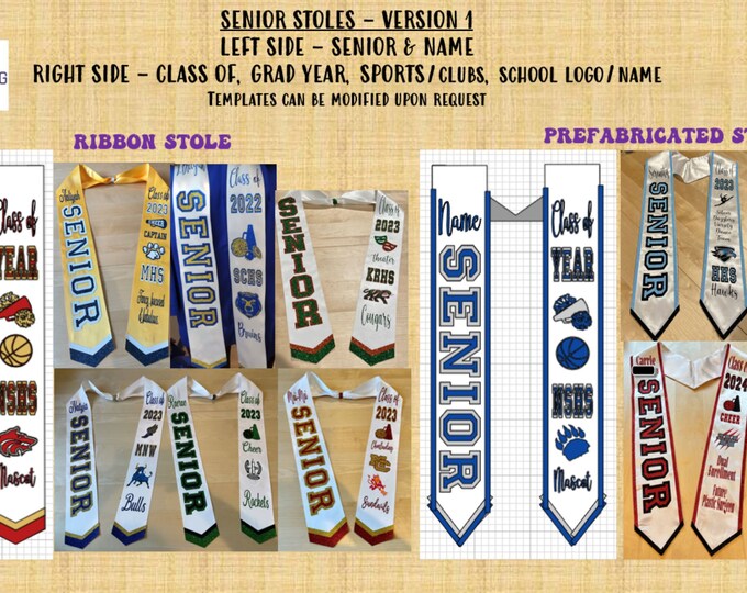 Custom Graduation Sash/stole - Etsy