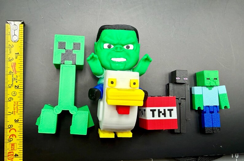 Pixel Block Inspired Character Party Favor - Etsy