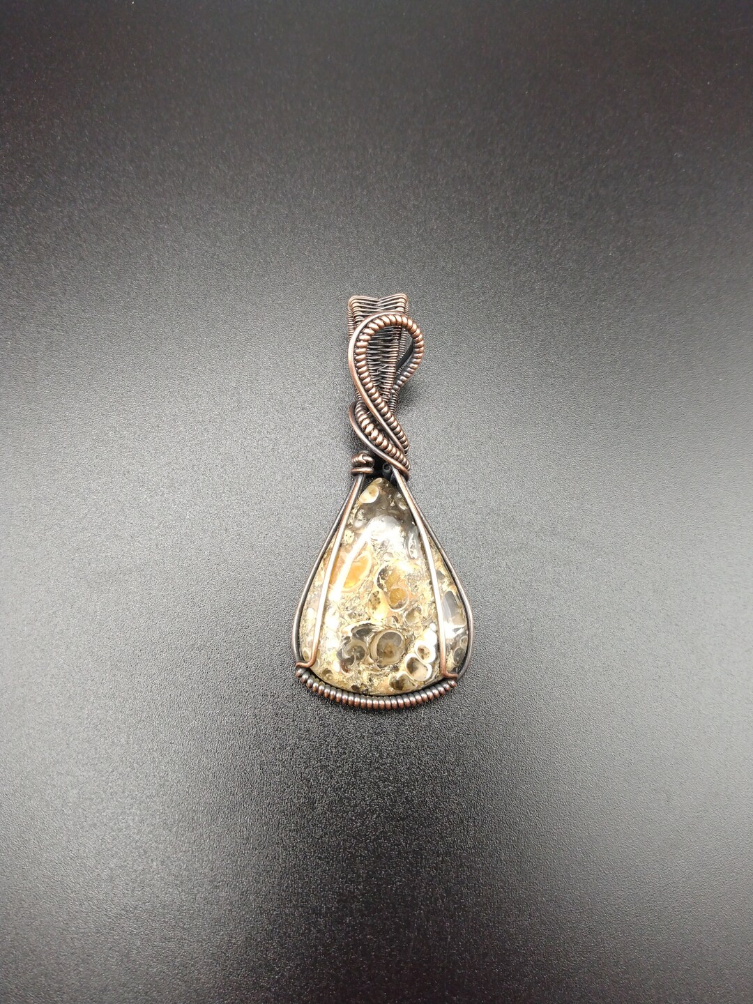 Wire Wrapped Turtella Agate Pendant - Etsy