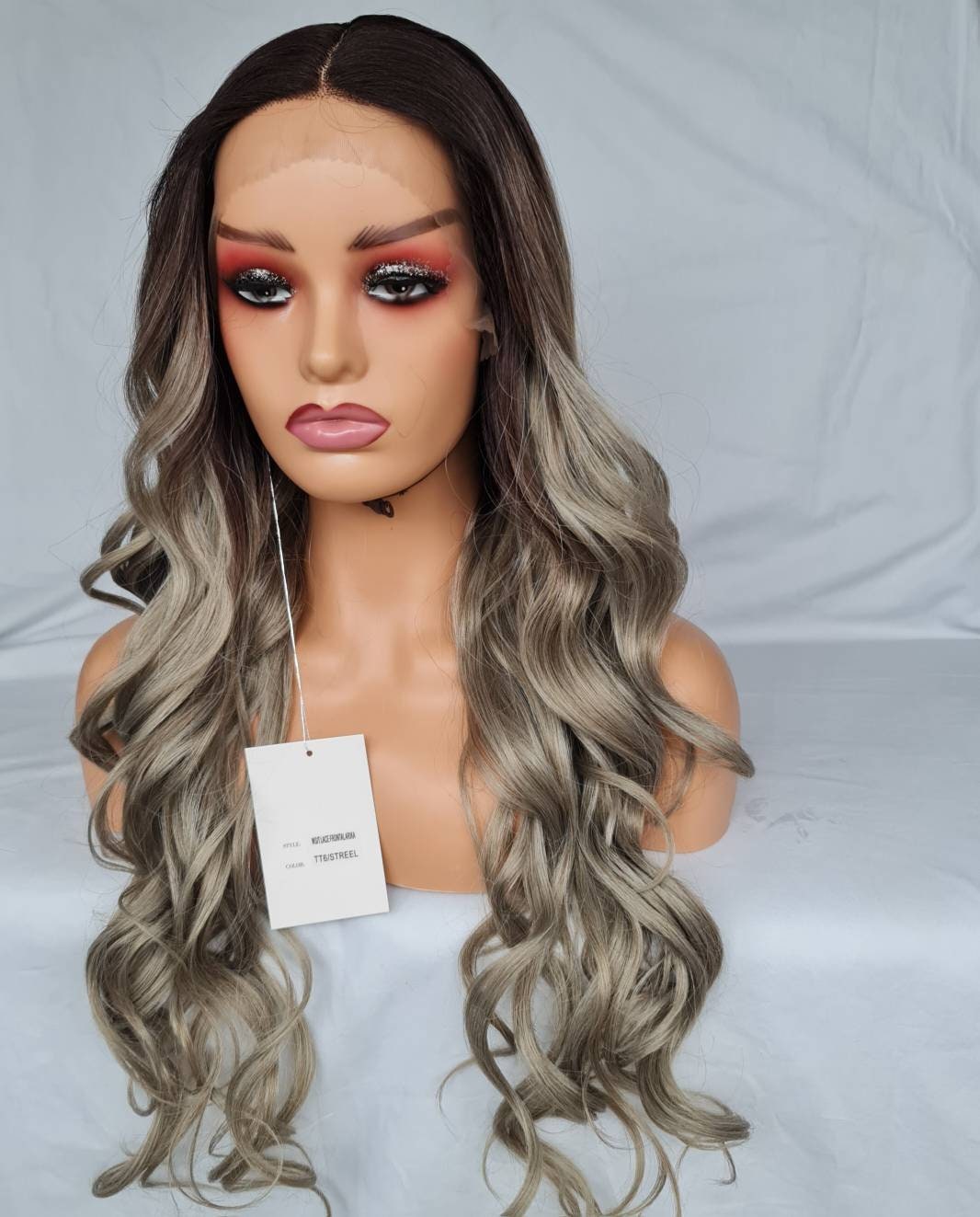 30inch Silver Grey Synthetic Wig Body Wavy Quality Wig - Etsy