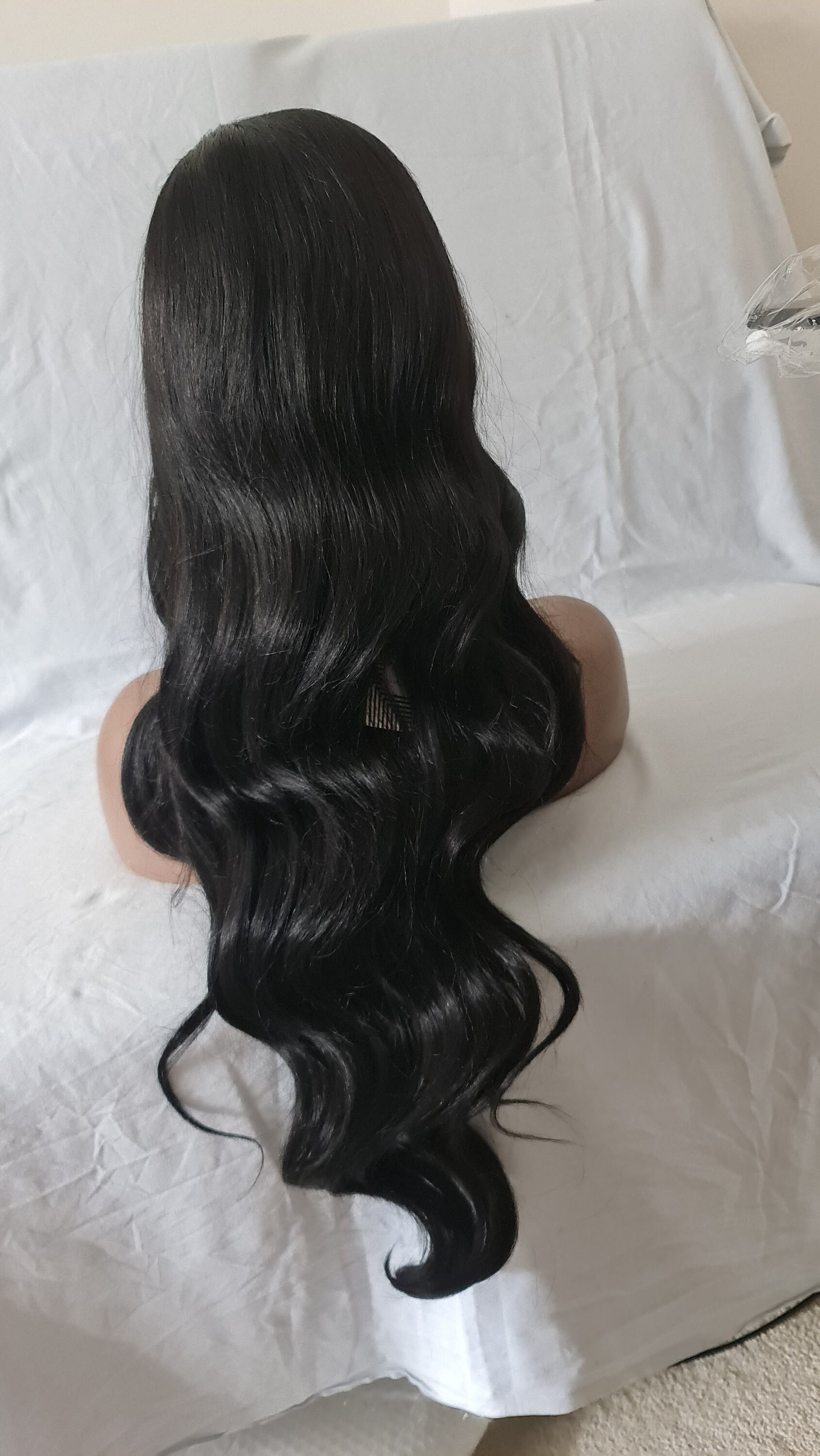 Synthetic Lace Front Wig Long Wavy Body Wavy Side Part Lace Wig for ...