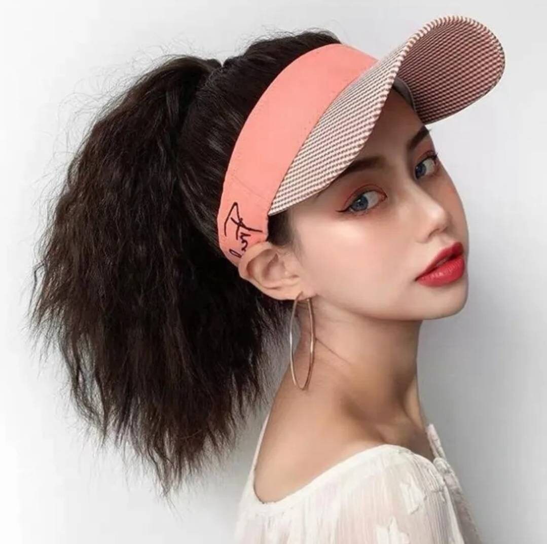 Curly Ponytail Wig With Baseball Cap,ponytail Extension With Hat ...