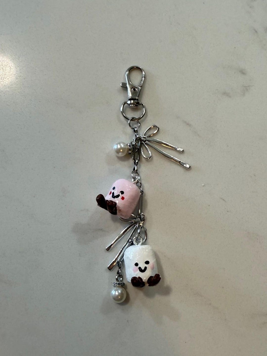 Jellycat Marshmallow Keychain - Etsy
