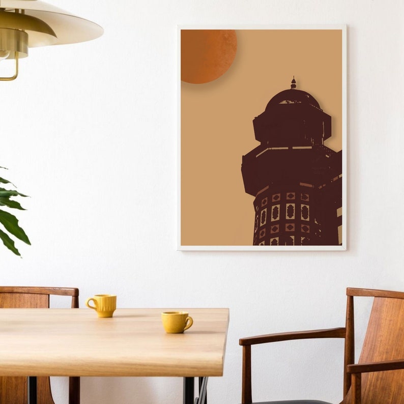 Boho Set of Five Wall Art/ South Asian Aesthetic, Bohemian, Desi Decor ...