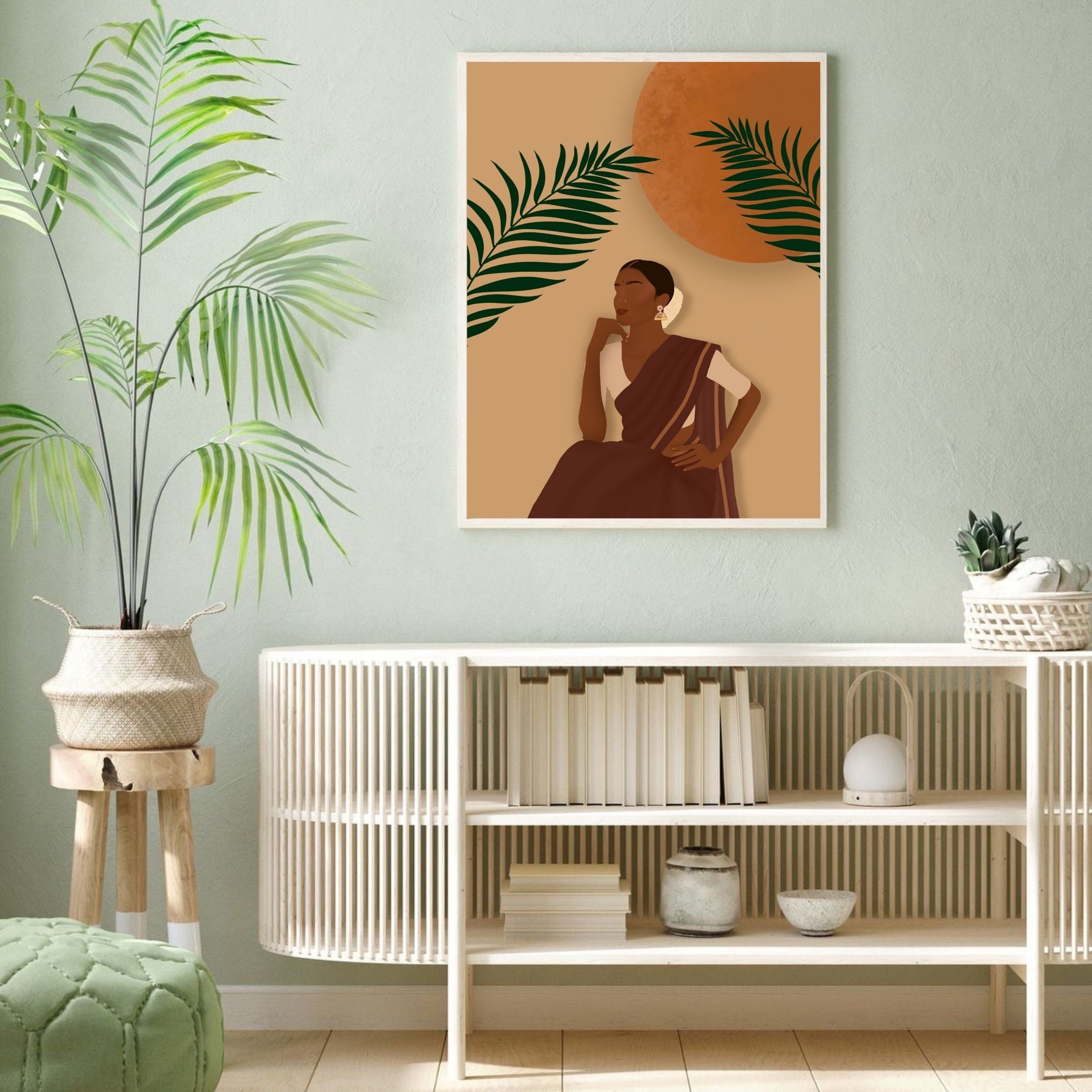 Boho Set of Five Wall Art/ South Asian Aesthetic Bohemian - Etsy Canada