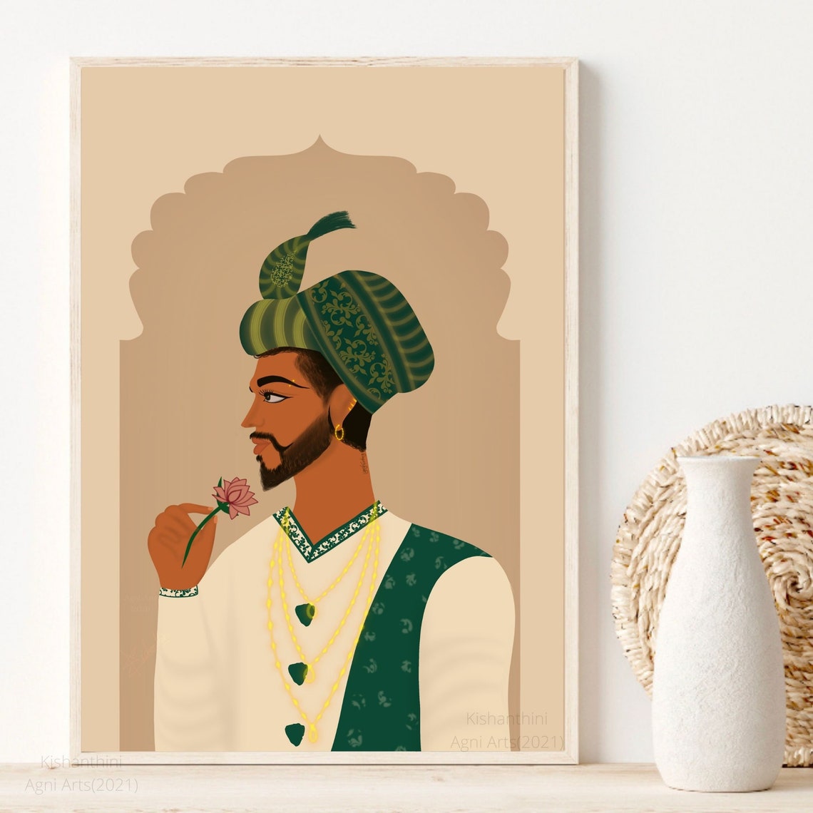King and Queen Raja Rani Aesthetic/ Rajasthani Mughal Set - Etsy Canada