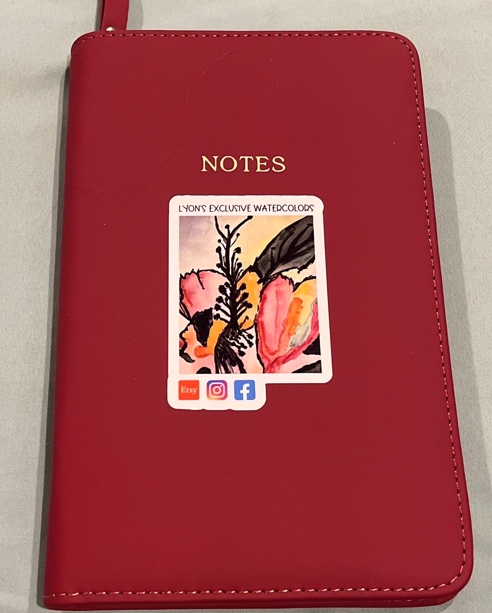 Sticker and Notebook That Zips to Keep Your Important Papers Safe ...