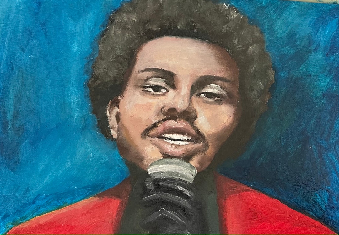 The Weeknd Portrait, Abel Makkonen Tesfaye, the Weeknd Painting, Oil ...