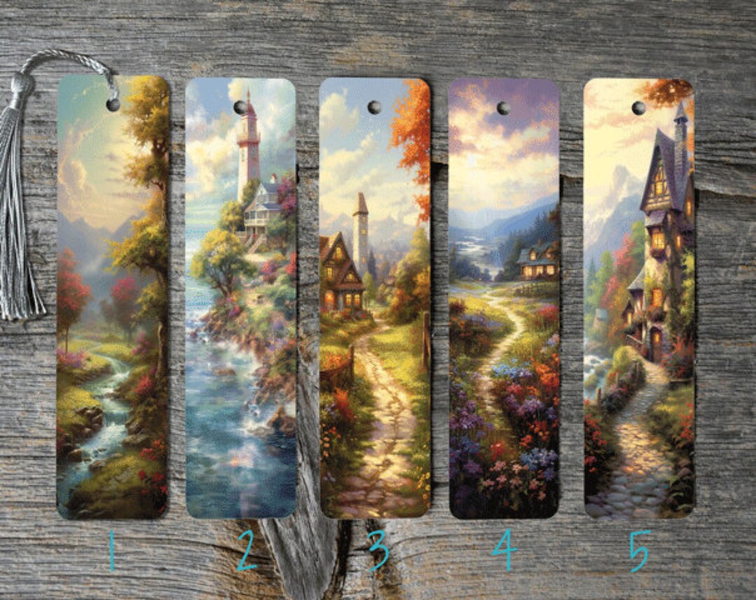 Beautiful Landscape Bookmark 2 - Etsy