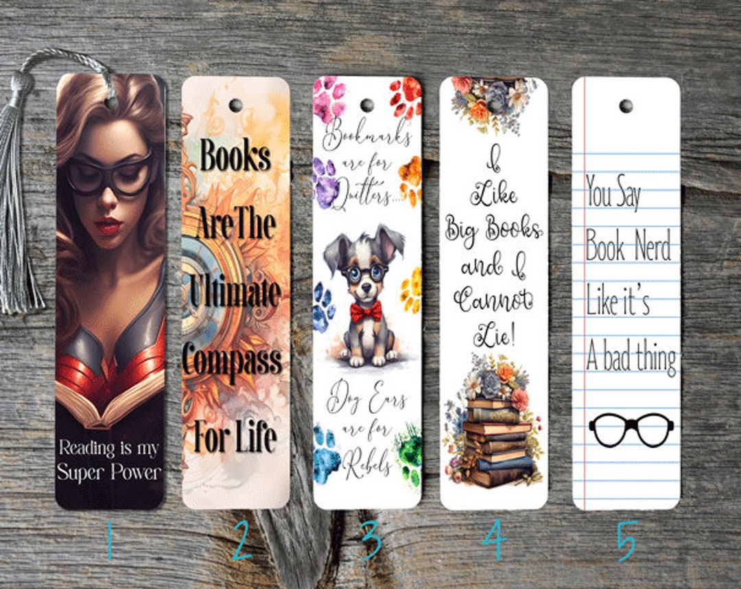 Bookmark Sayings 1 - Etsy