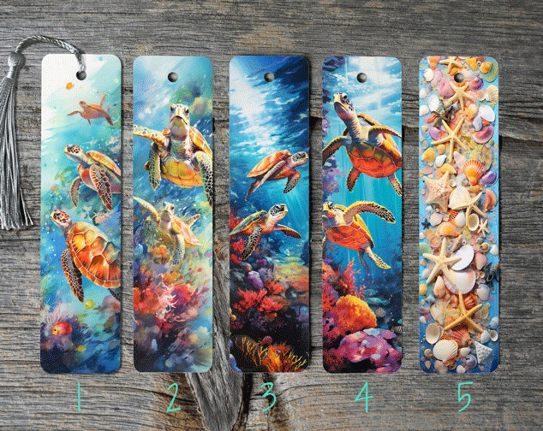 Turtle Bookmarks 2 - Etsy
