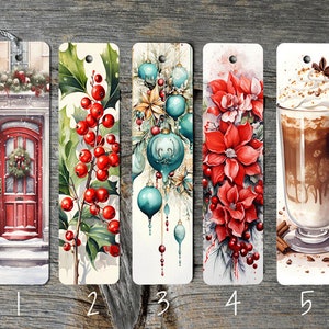 Christmas Holiday Bookmarks - Etsy