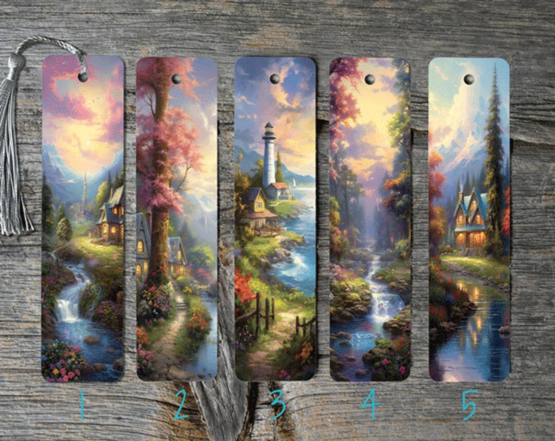 Beautiful Landscape Bookmark 1 - Etsy