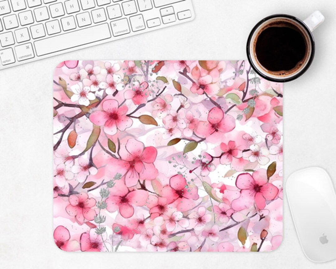 Cherry Blossoms Mouse Pad - Etsy