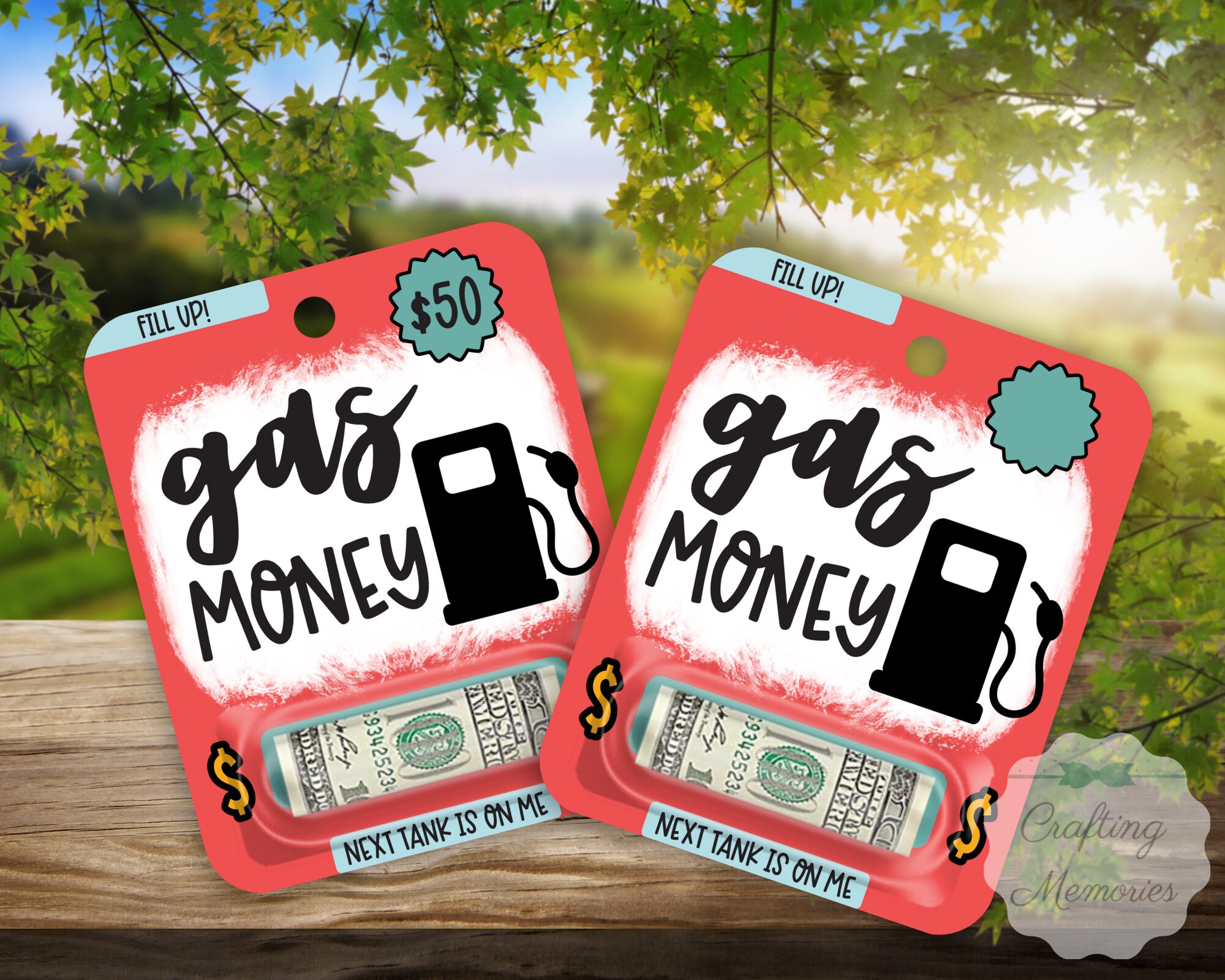 Gas Money Card - Etsy
