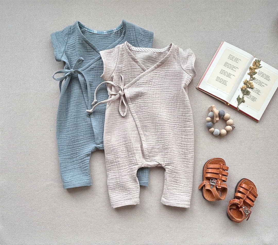 Baby Muslin Romper Muslin Overall, Toddler Cotton Romper, Baby Coming ...