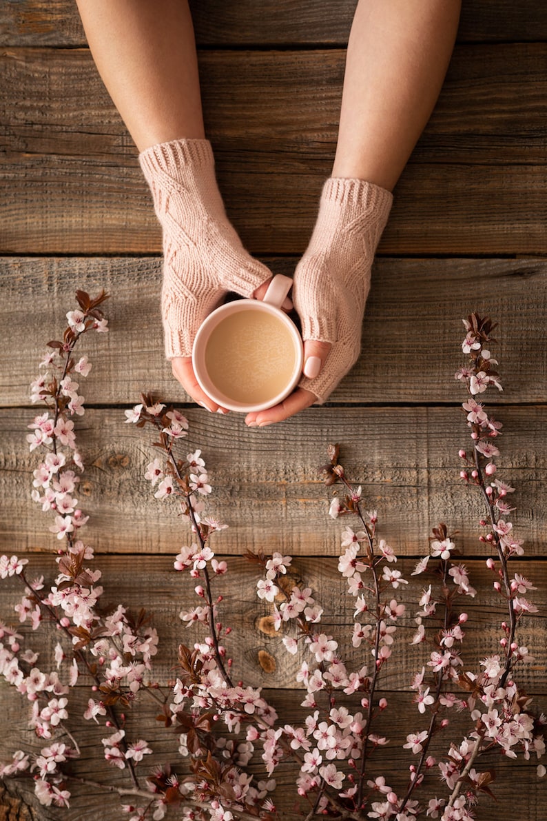 KNITTING PATTERN Emily Fingerless Gloves – Fingerless Mitts – Hand Knit ...