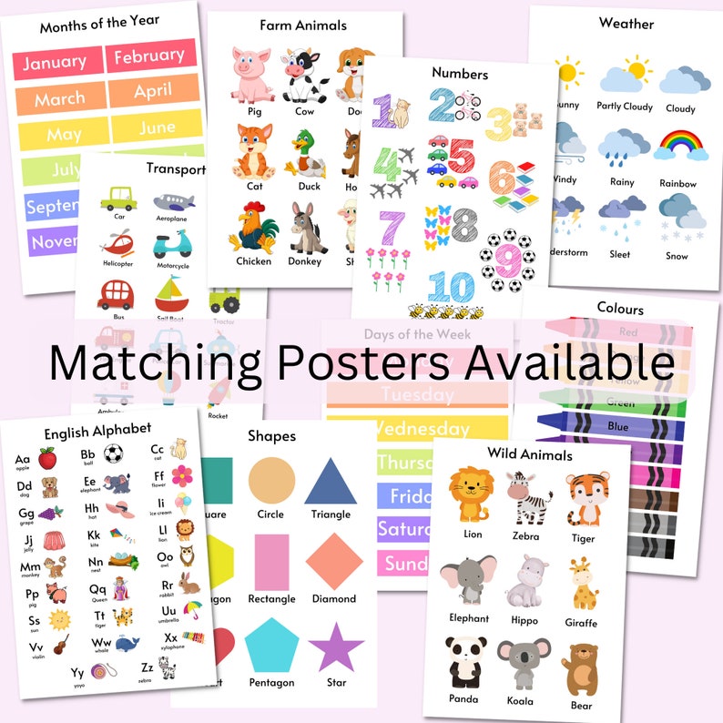 Toddler Learning Poster, Continents Poster, Educational Poster, Toddler ...