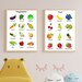 Toddler Learning Posters, Fruit & Veg Posters, Educational Poster ...