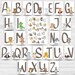 Animal Alphabet Flashcards & Poster Bundle, ABC Flashcards, Alphabet ...