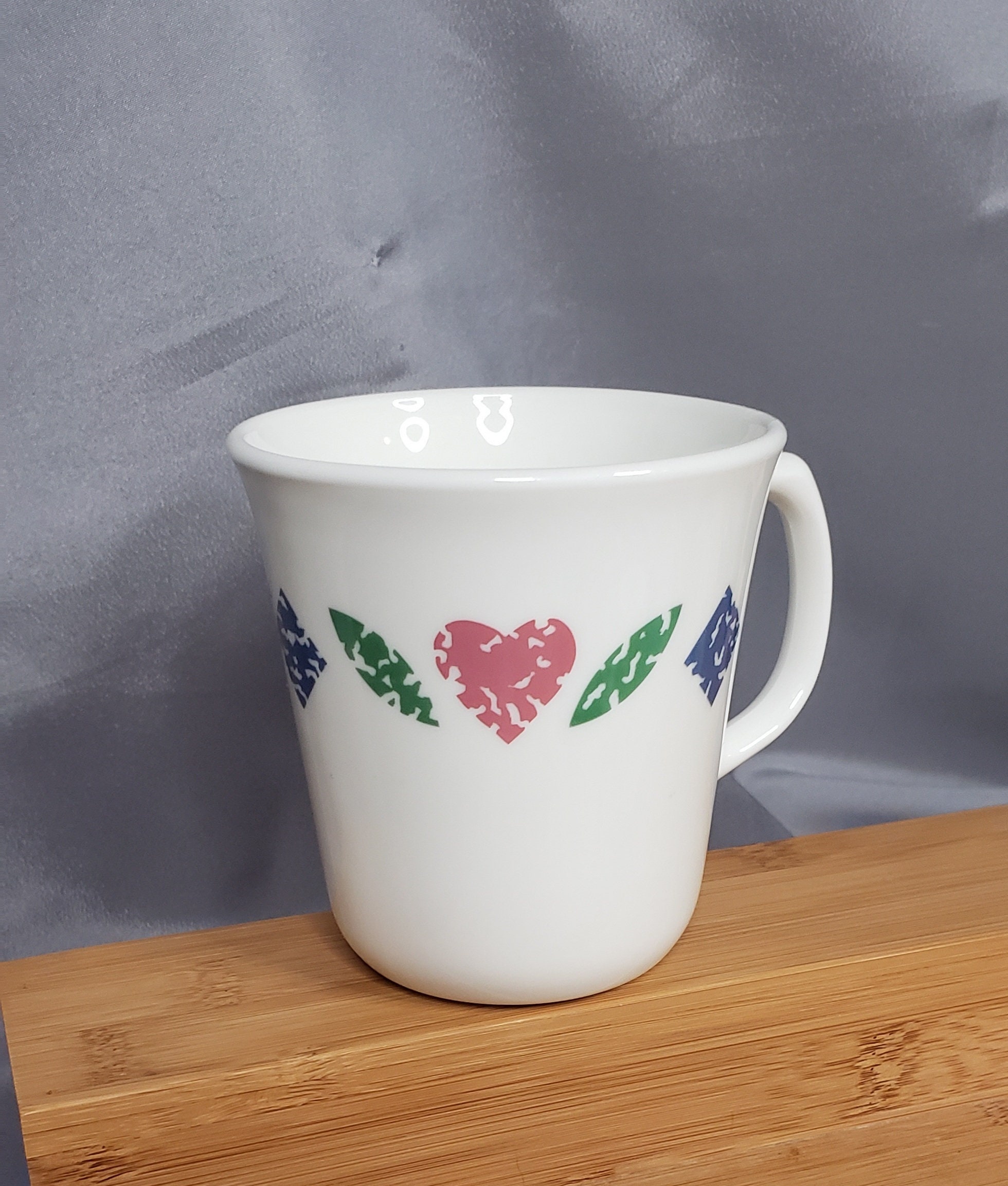 Corelle quilt Pattern Set of 4 Coffee/tea Mugs 4 1/2 - Etsy