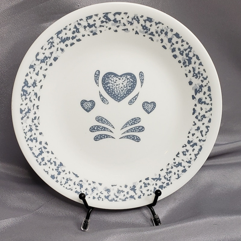 Corelle Blue Hearts - Etsy