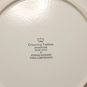 Vintage Johann Haviland - "crowning Fashion" - Set of 4 Dinner Plates ...