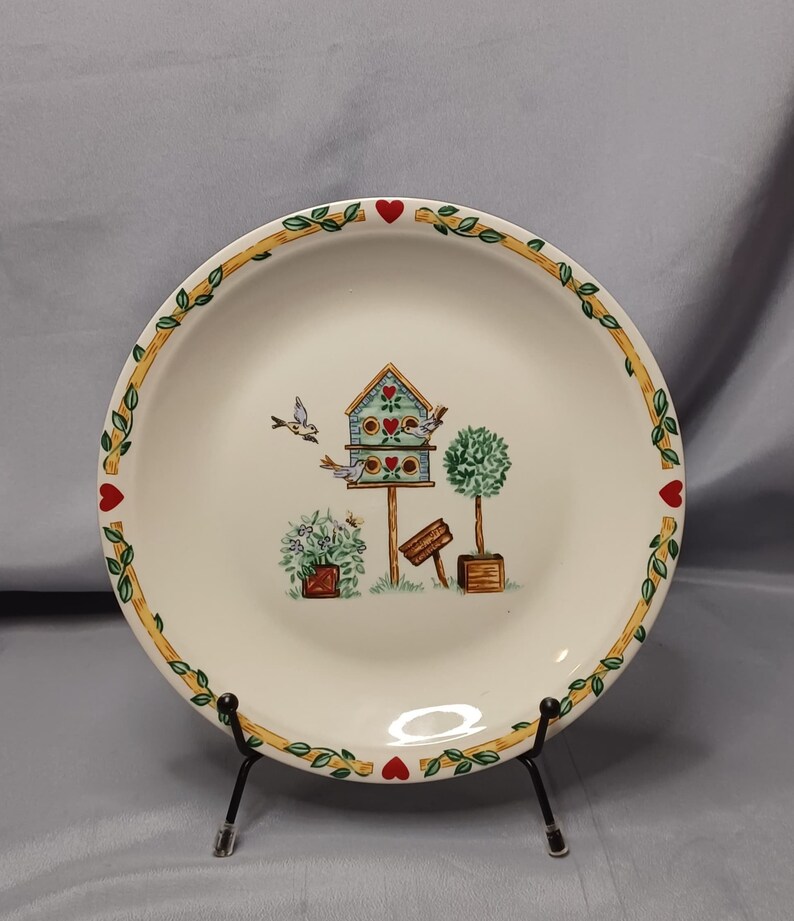 Thomson Pottery - "birdhouse" (china) - Set of 7- Salad Plates 7 5/8 ...