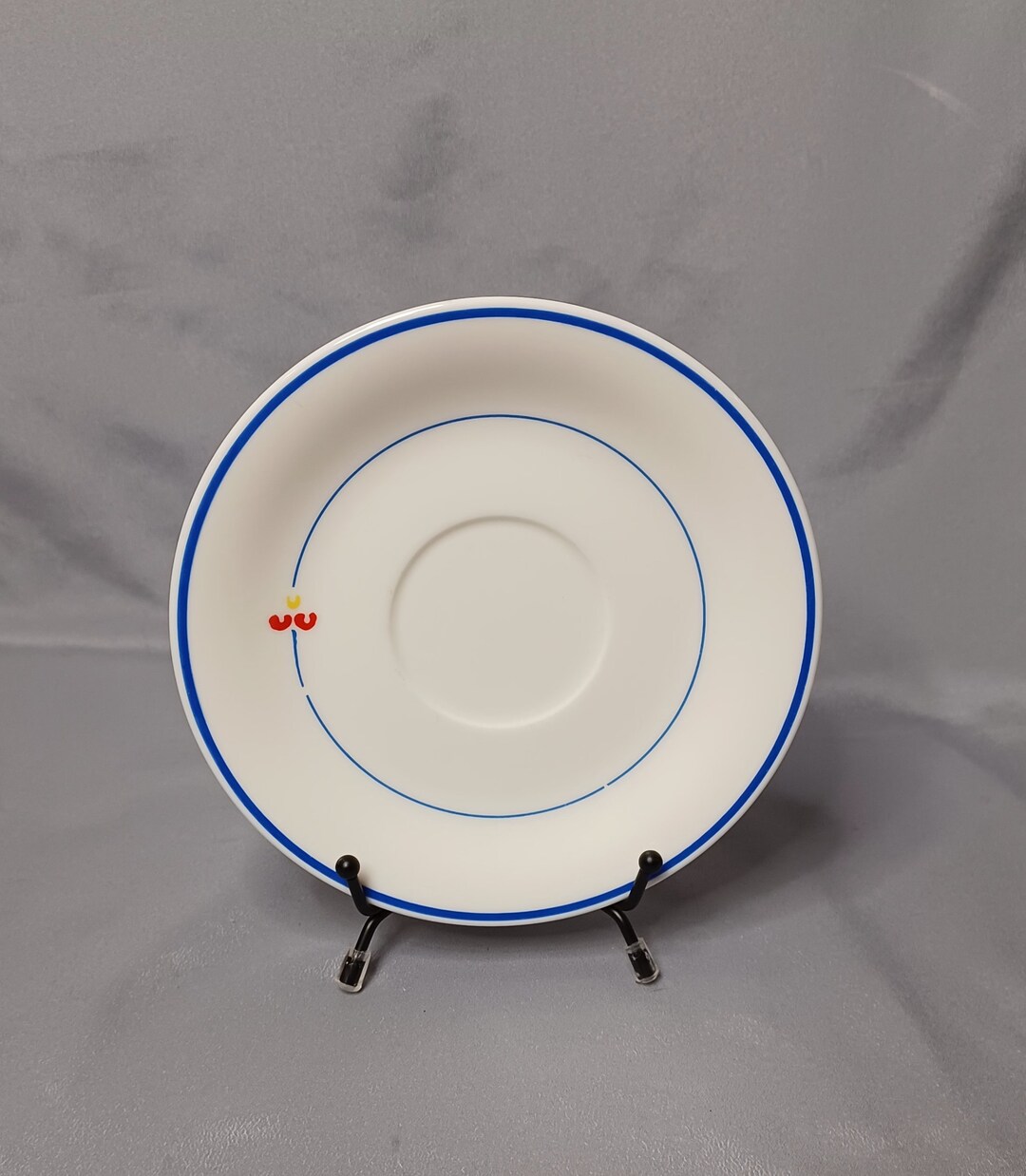 Vintage Riva Designs - "tulips" - Set of 5 Saucers 6 1/4" - Etsy