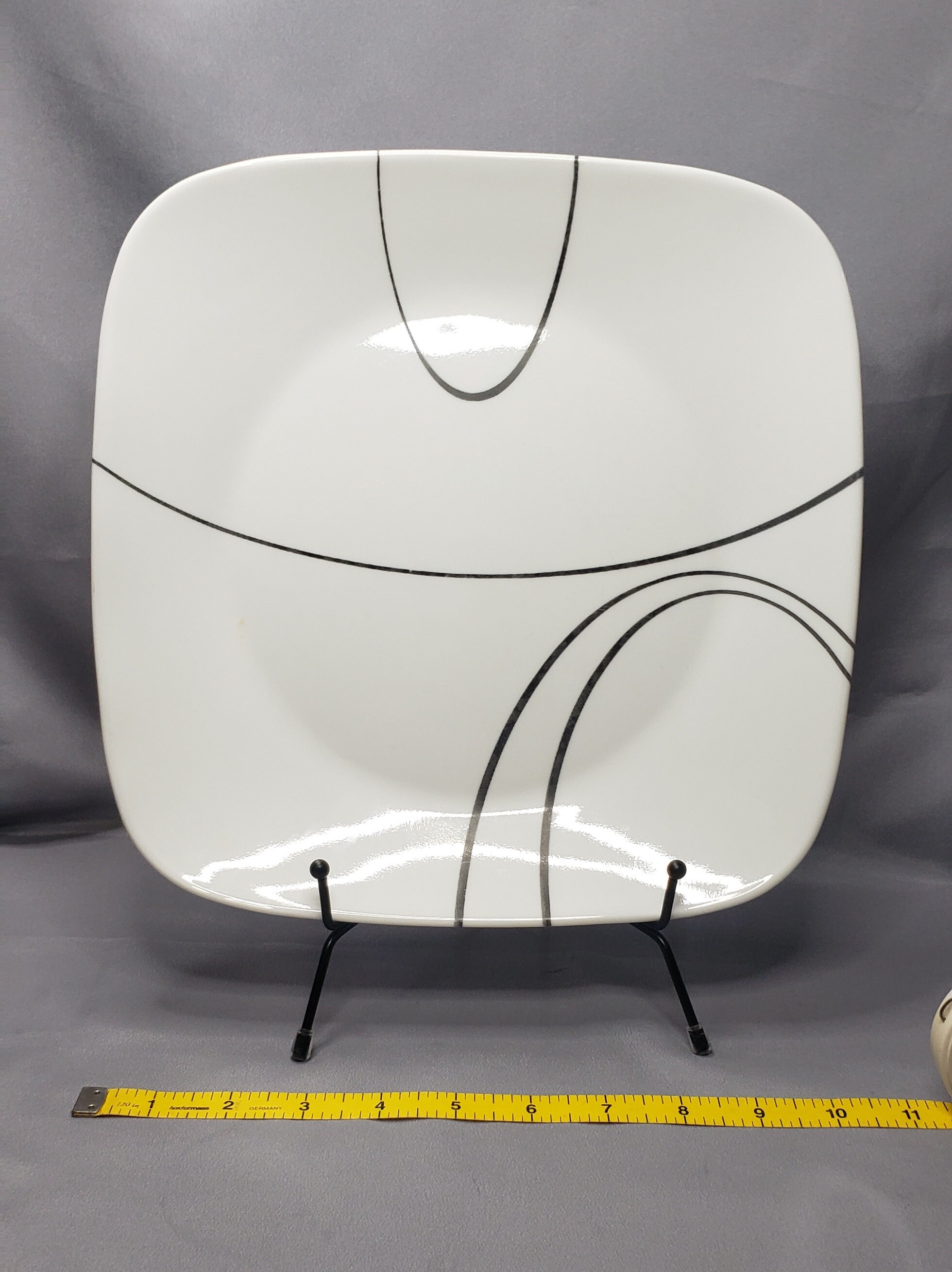 Corelle simple Lines Set of 4 Dinner Plates 10 5/8 - Etsy