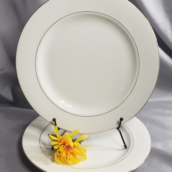 Gold Trimmed Plates - Etsy