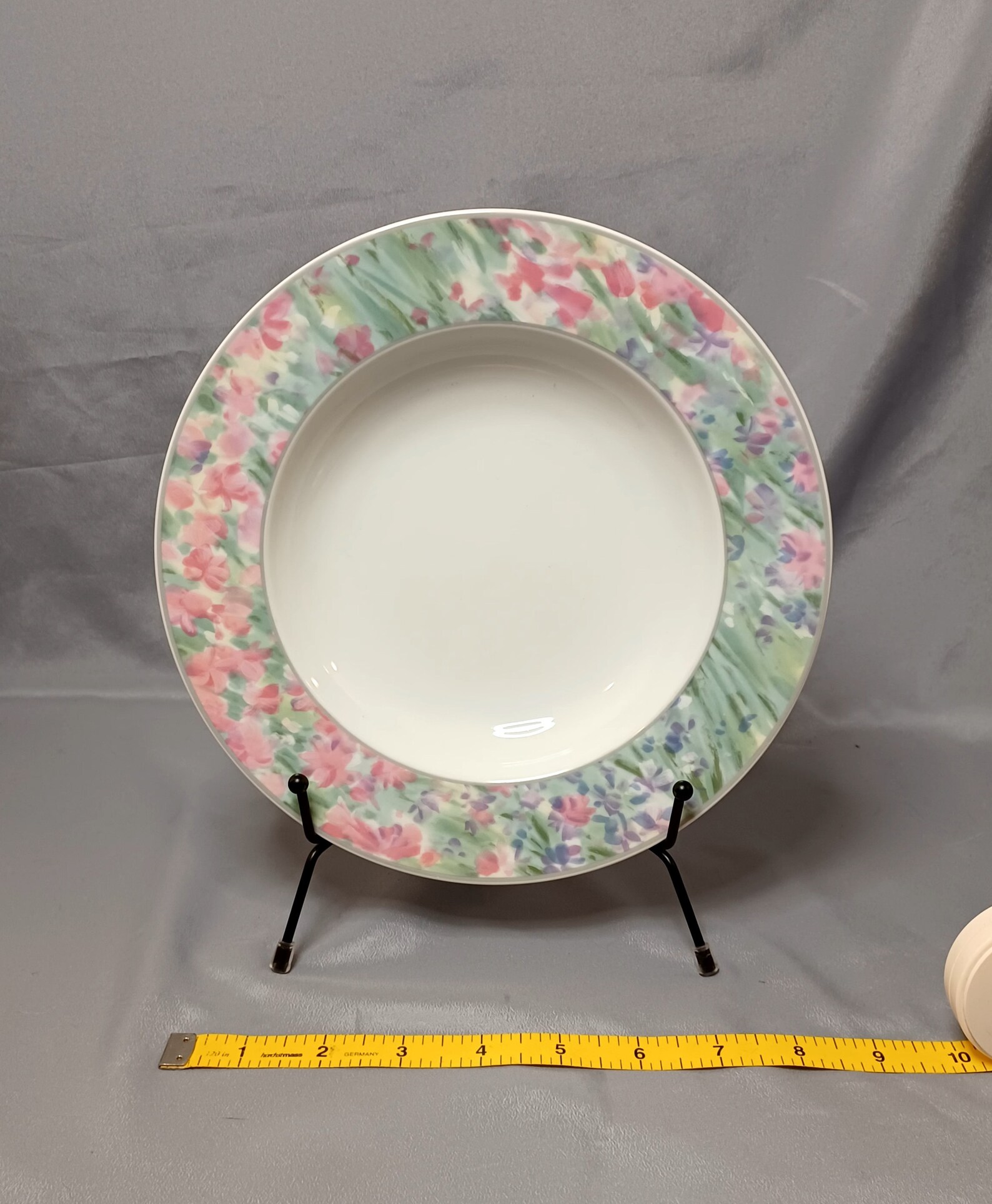 Christopher Stuart - "jardin" #Y0212 - Set of 3 Coupe Soup Bowls 9 1/8 ...