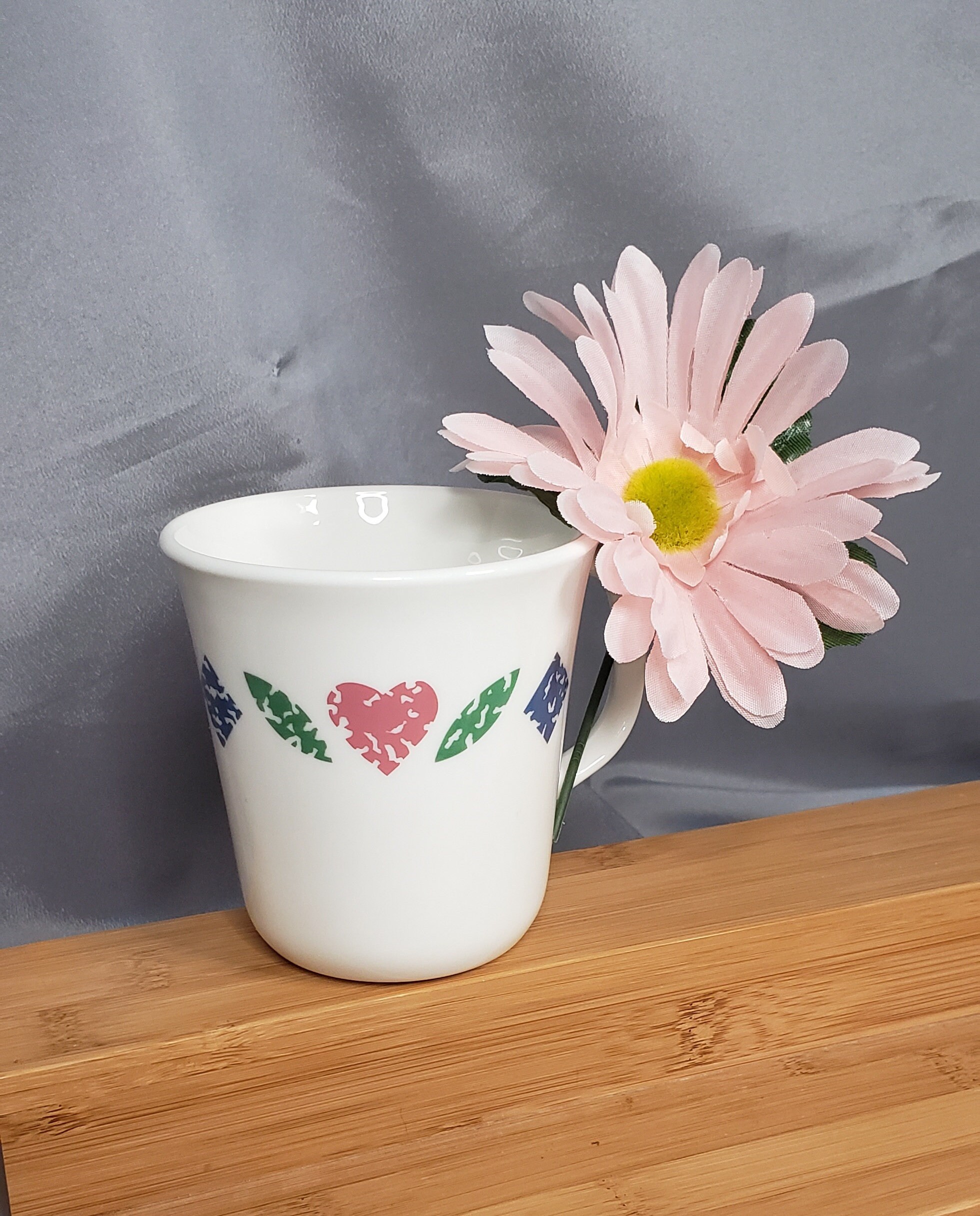 Corelle quilt Pattern Set of 4 Coffee/tea Mugs 4 1/2 - Etsy