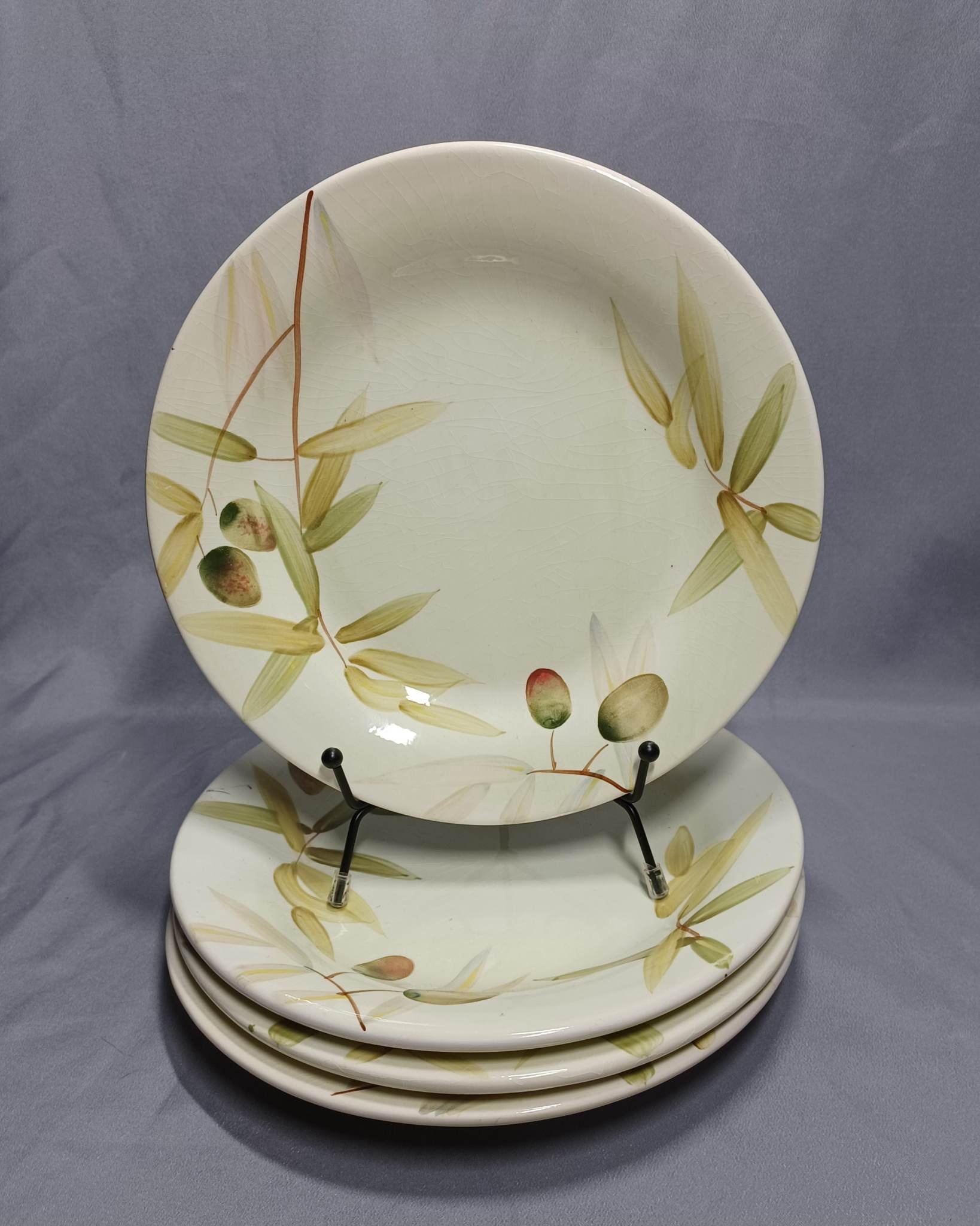 Gibson olive Branch everyday Designs Set of 4 Salad Plates 8 5/8 - Etsy