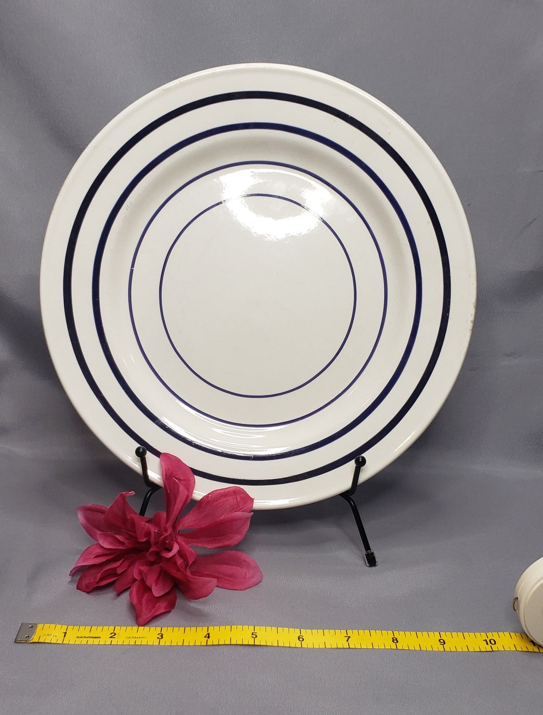 Main Stayz home Navy Set of 7 Dinner Plates 10 1/8 - Etsy