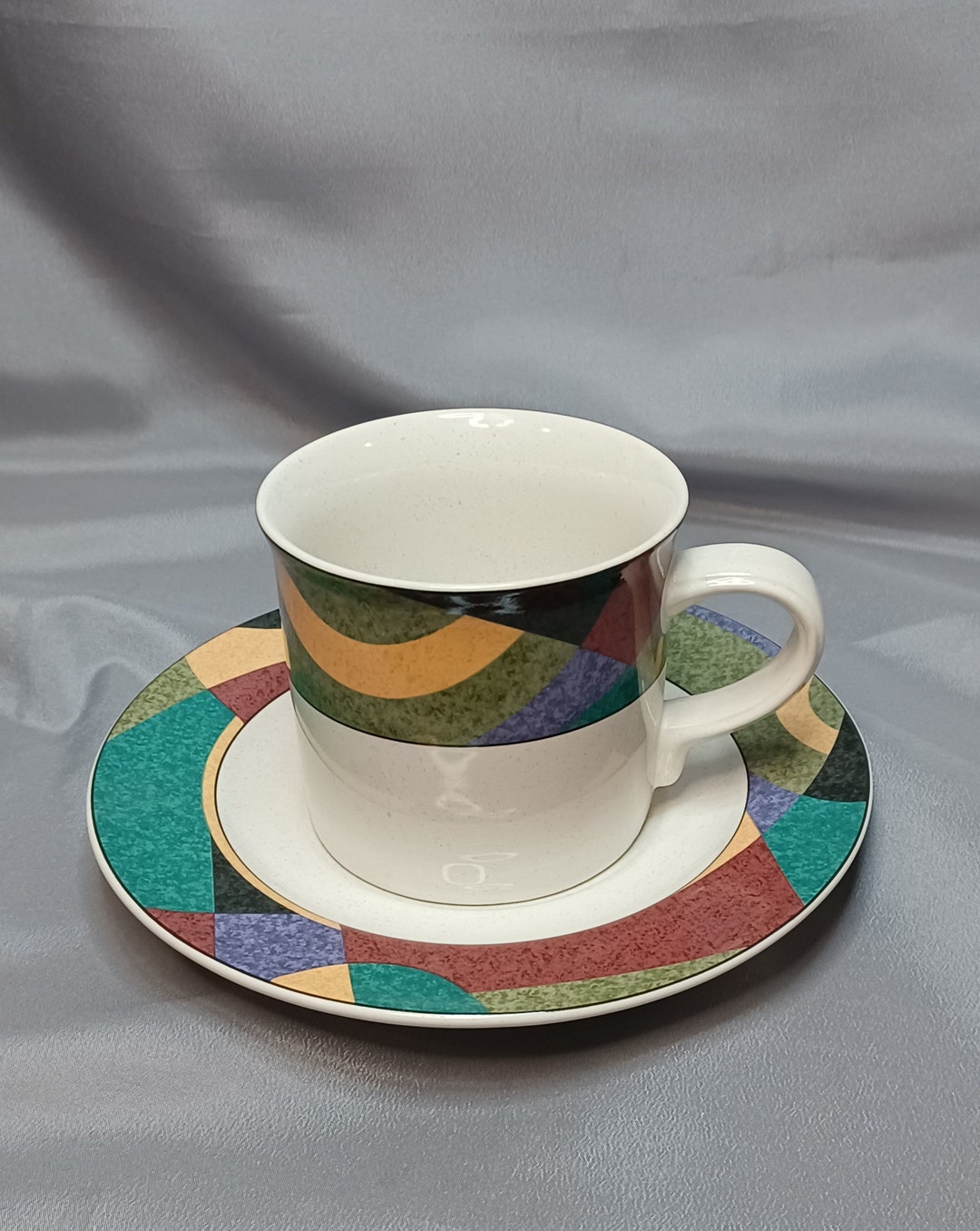 Studio Nova - "impulse" #Y2262 - Set of 4 -mugs W/ Saucers 6 5/8" - Etsy