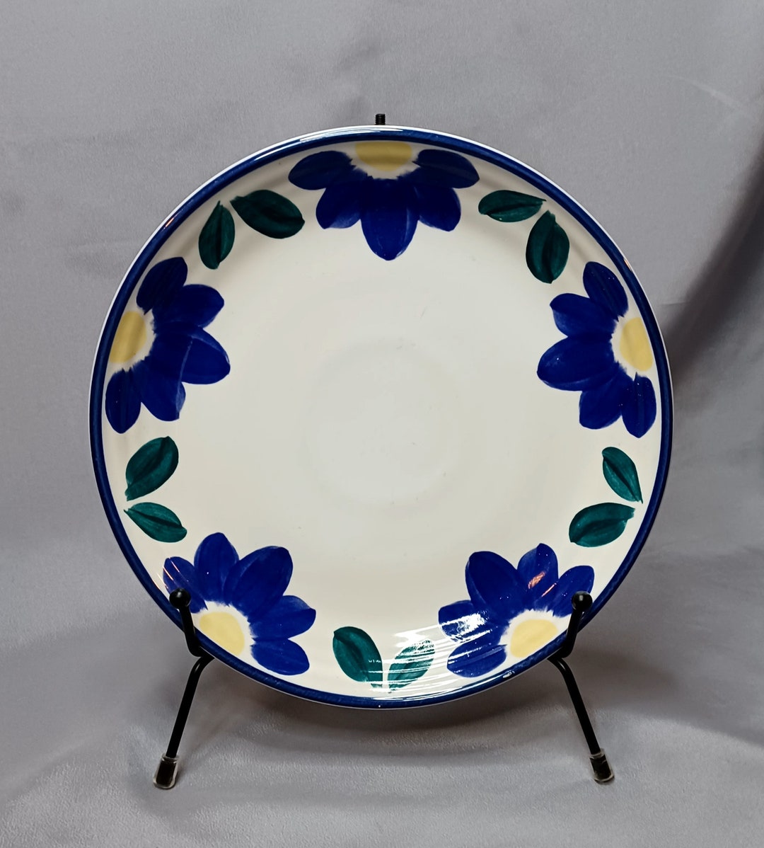 International - "blue Napoli" - Set of 3 - Salad Plates 7 3/4" - Etsy