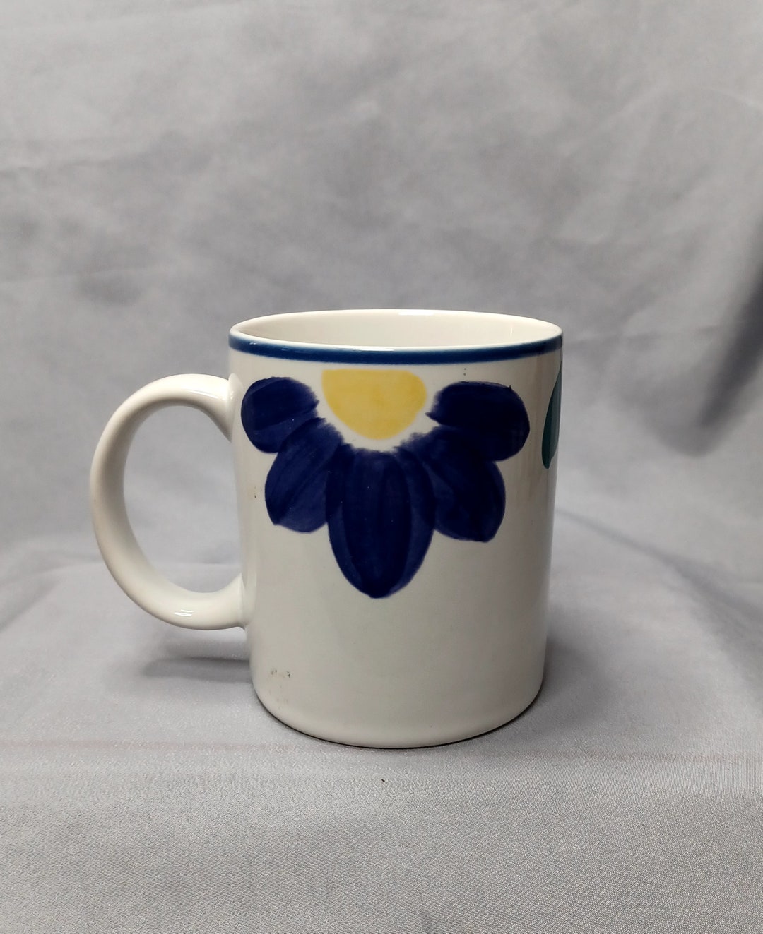 International - "blue Napoli" - Set of 5 - Coffee/tea Mugs 4 1/2" - Etsy