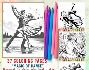 dance coloring pages for adults printable