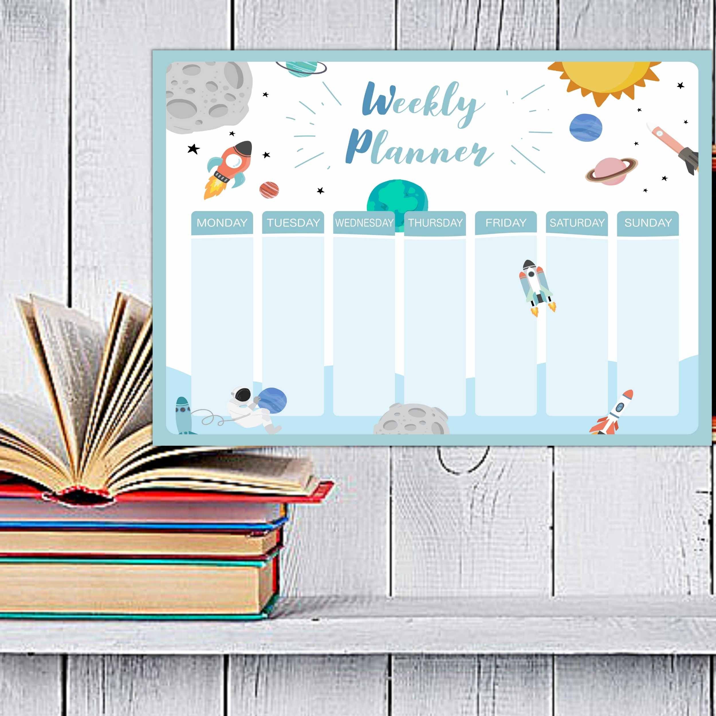 Printable School Weekly Planner and to Do List | Space Lover Design ...