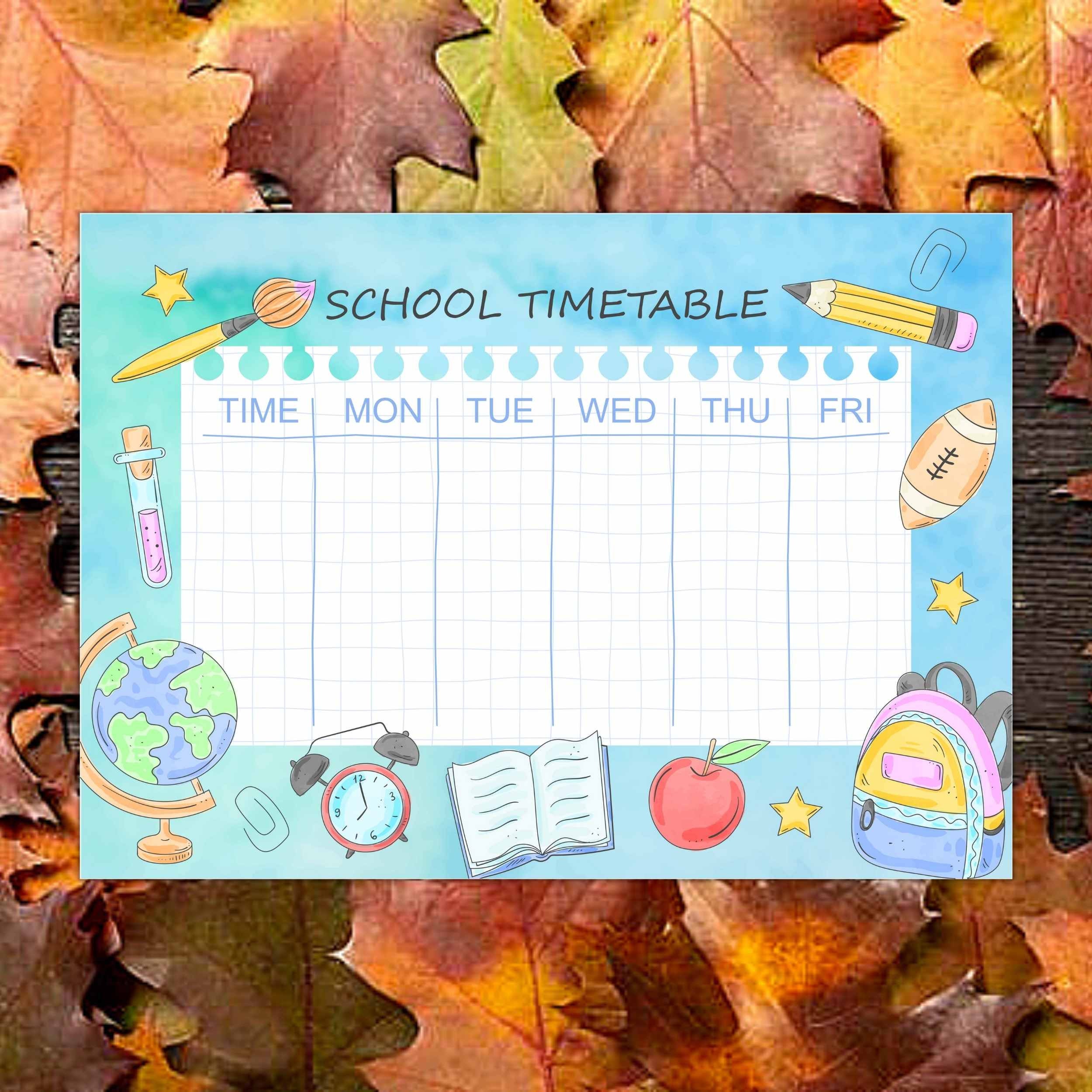 Printable School Weekly Planner for Kids 2023 and to Do List - Etsy