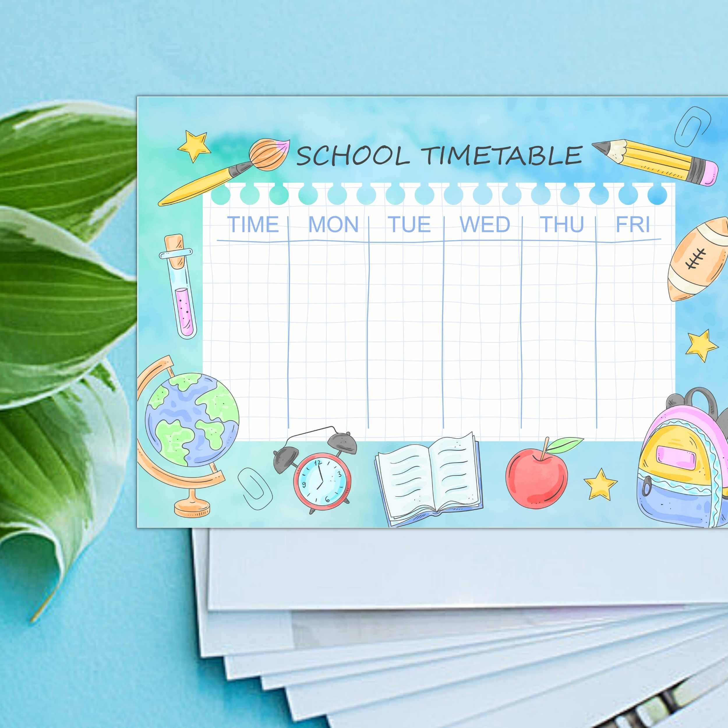 Printable School Weekly Planner for Kids 2023 and to Do List - Etsy