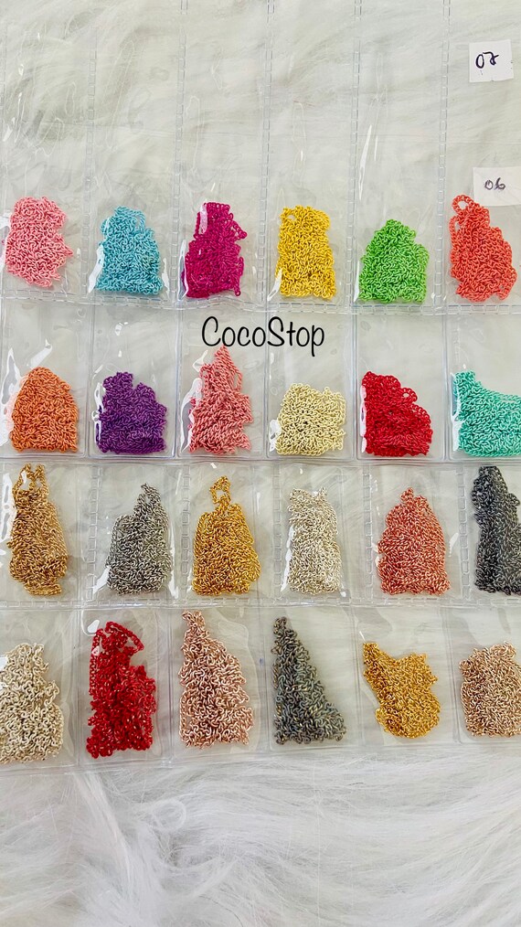 Nail Chain 3D Nail Art / Metallic Chain Nail - Etsy