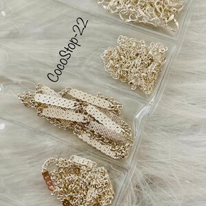 Nail Chains Metallic 3D Nail Charms - Etsy