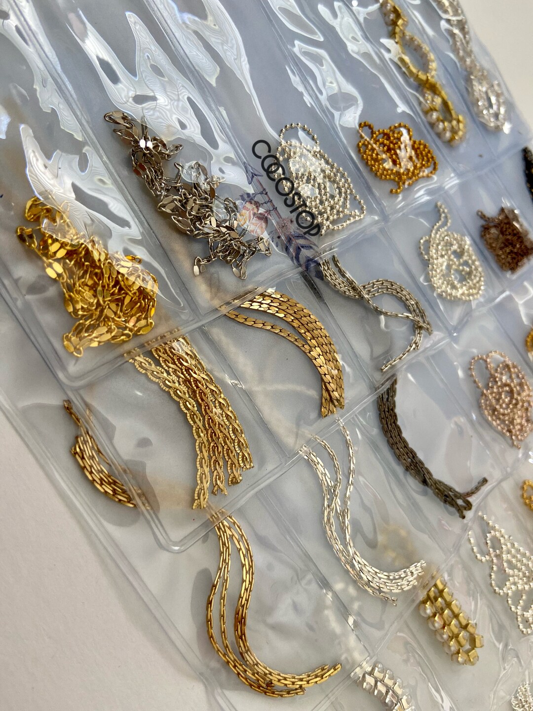 Diamond Metallic Nail Chains 3D Jewelry Nail Art DIY Craft - Etsy