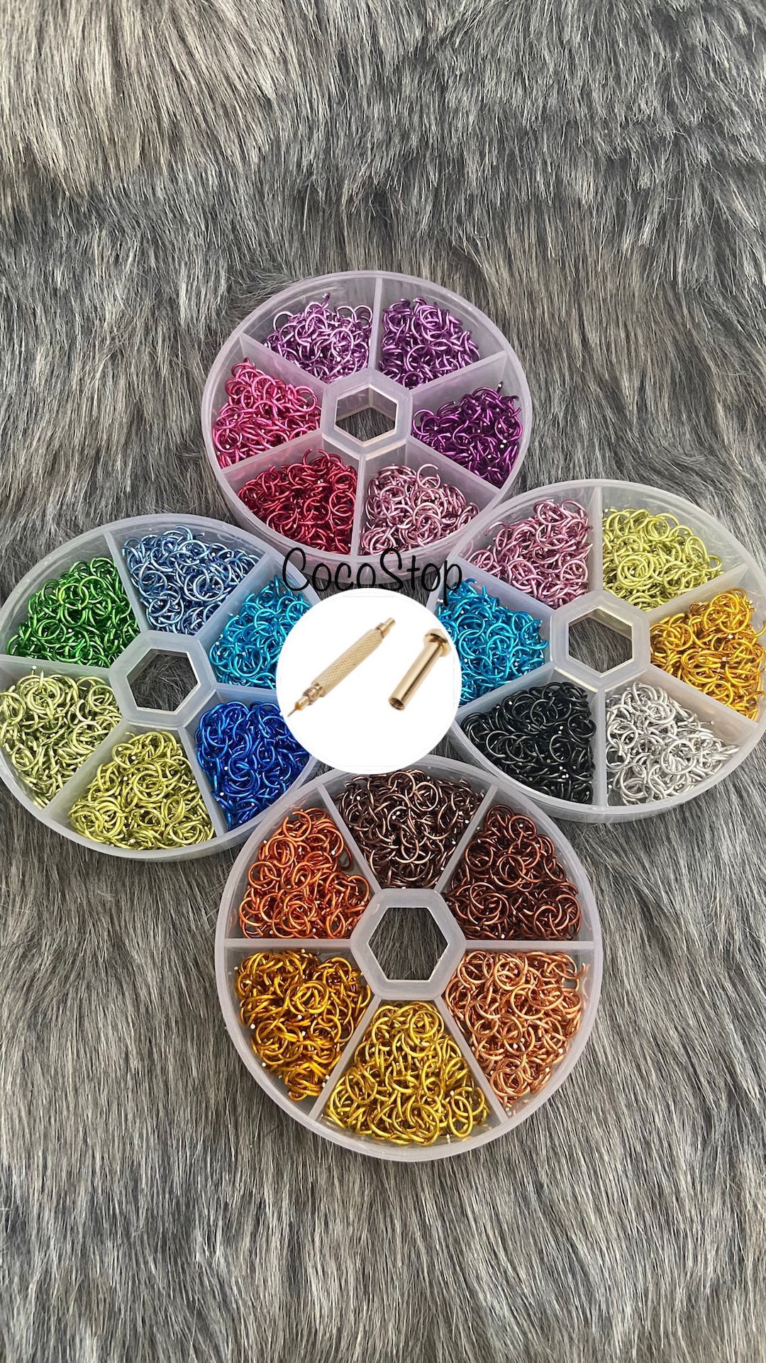 Metal Piercing Hoop Hooks Dangle Nail Charms / Nail Hand Drills - Etsy